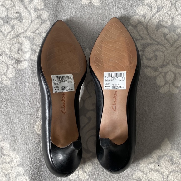 Clarks | Shoes | Collection By Clarks Black Pointed Kitten Heel | Poshmark